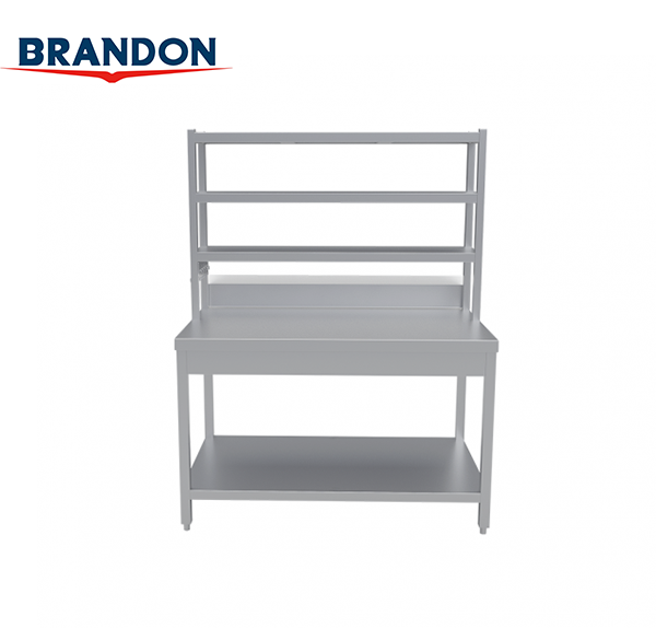 Disassembly and assembly of double-layer workbench with three-layer frame on the platform – Brandon